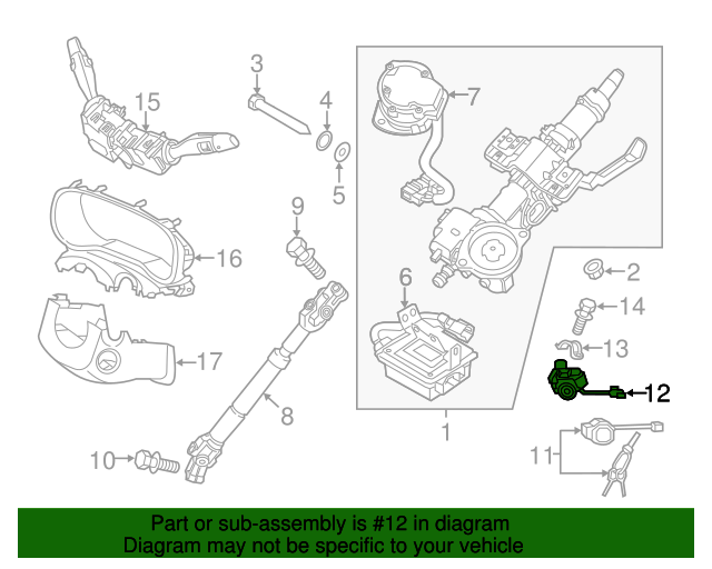 81910-D3110 - Ignition Lock Housing 2017-2023 Kia | Kia.Parts Store