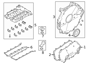 2017-2024 Jaguar Rear Main Seal JDE39481 | OEM Parts Online