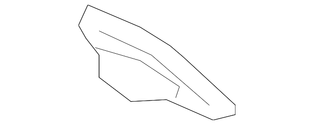 53286-0R080 - Bumper Cover Cap (Left, Front) 2016-2018 Toyota RAV4 ...