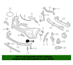 2016-2018 Toyota RAV4 Lower Panel Pad 52413-0R020 | OEM Parts Online