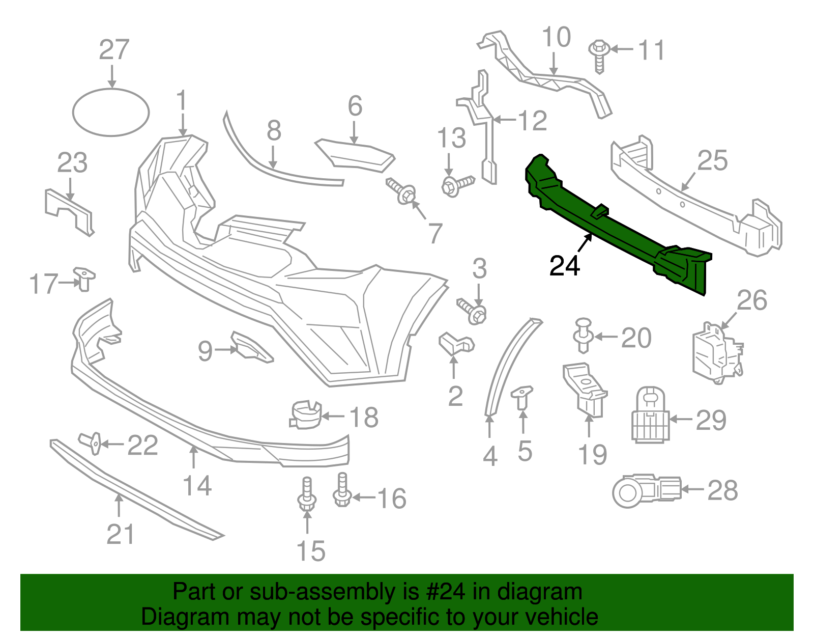 2016-2018 Toyota RAV4 Absorber 52614-0R070 | Toyota Parts Center