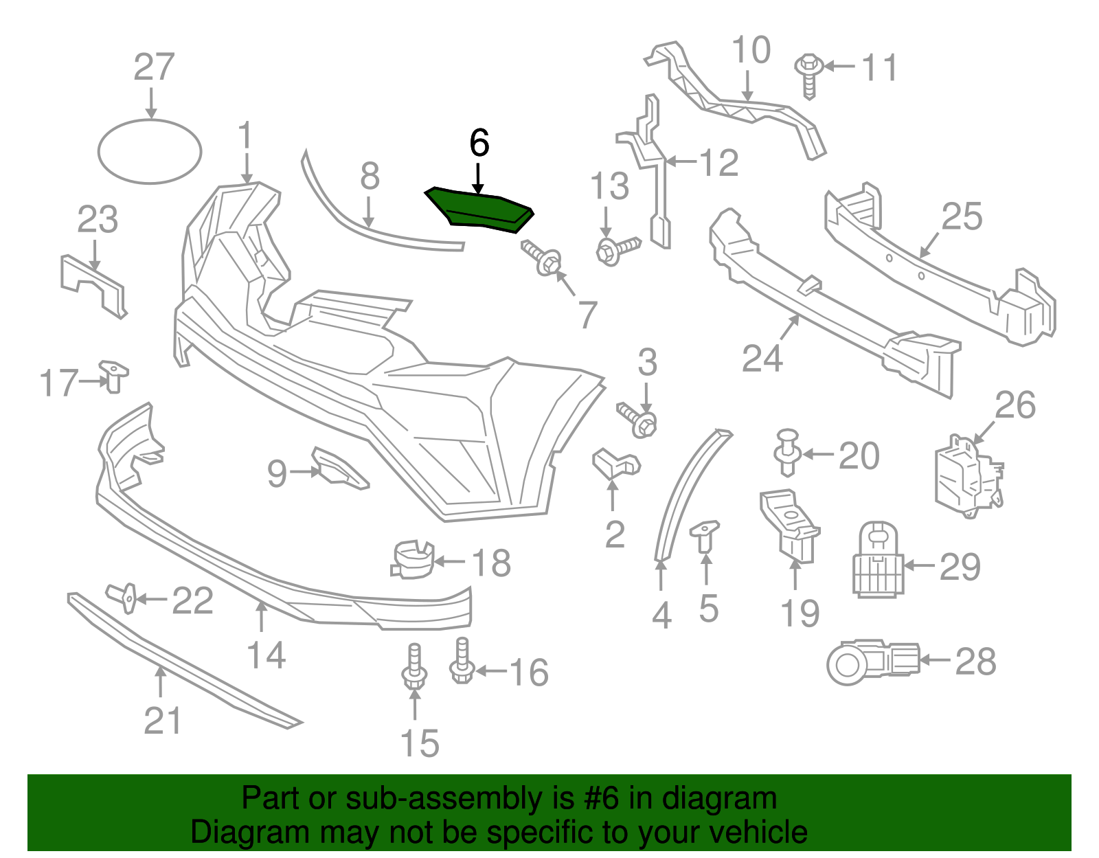 2016-2018 Toyota RAV4 Side Retainer 52535-0R080 | Toyota Parts Center