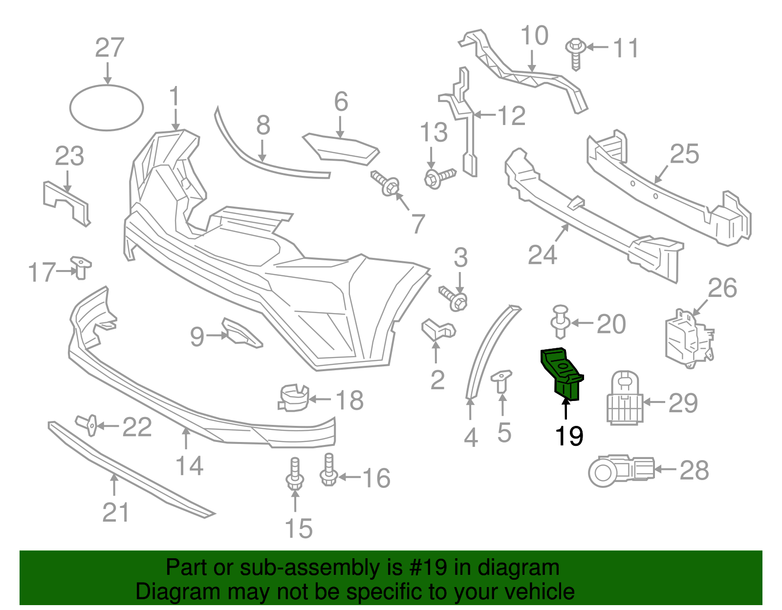 2016-2018 Toyota RAV4 Hole Cover 52030-0R030 | Toyota Parts Center