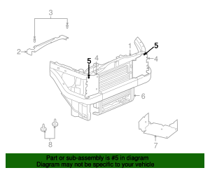 06030441 - Side Seal Retainer 2006-2009 Mitsubishi Raider | Mitsubishi ...