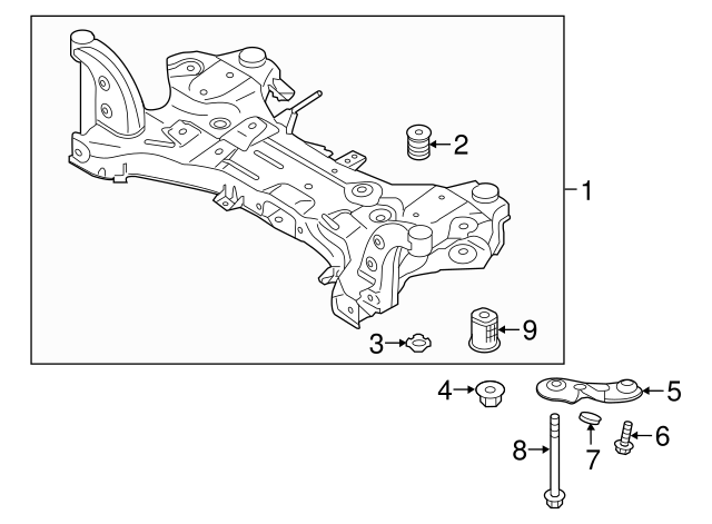 2004-2020 Kia Side Mount Mount Bolt 11404-10256K | TascaParts.com