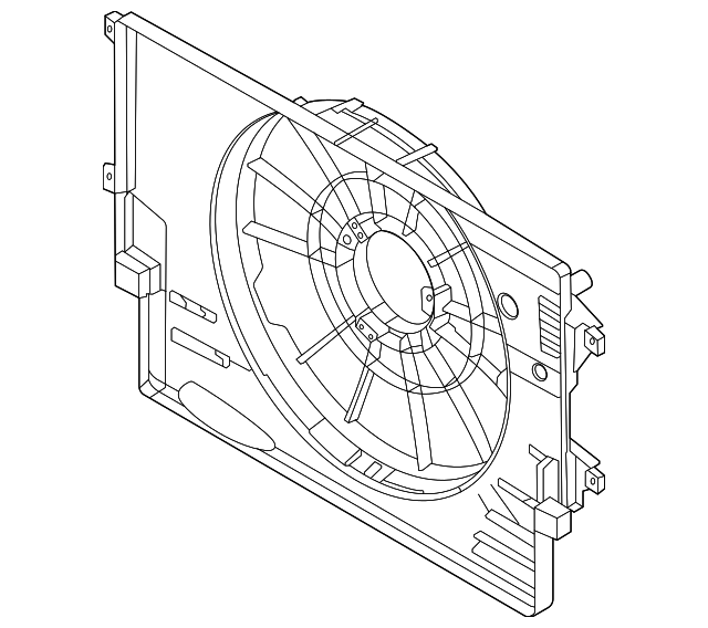 2021-2023 Kia Seltos Fan Shroud 25350-Q5000 | TascaParts.com
