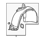 5NA-805-912-AF - Fender Liner 2018-2021 Volkswagen Tiguan | Quick VW Parts