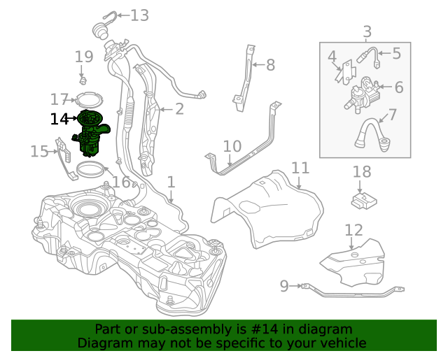 80A-919-087-F - Fuel Pump Assembly 2020-2024 Audi | AutoNationParts.com