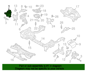 4G0-199-381-LD - Engine Mount 2013-2018 Audi A8 Quattro ...