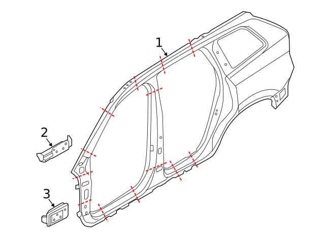 31416327 - Uniside Assembly Lower Bracket - 2016-2020 Volvo | Volvo OEM ...