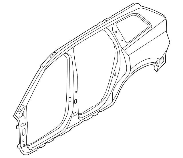 2016-2020 Volvo XC90 Aperture Panel - Driver's Side (LH) 31416314 ...