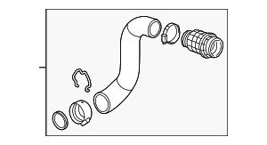 2018-2022 GM Charge Air Cooler Inlet Air Tube 84498032 GM ...