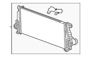 2018-2024 GM Charge Air Cooler 85163204 | TascaParts.com