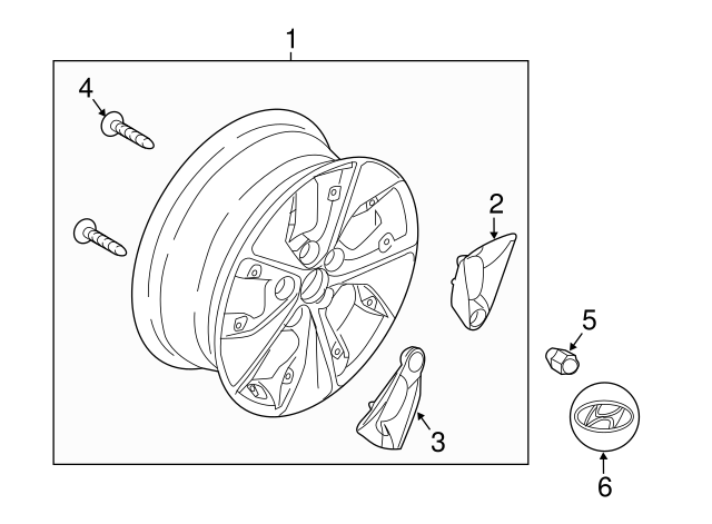 2017-2019 Hyundai Ioniq Insert 52973-G7200 | HyundaiParts.Online