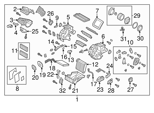 2009-2015 Mazda 5 Refrigerant Temp Sensor CE49-61-J22 | Florida Mazda Parts