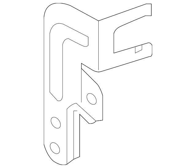 39211-2B040 - Condenser Bracket 2012-2017 Kia Rio | Kia.Parts Store