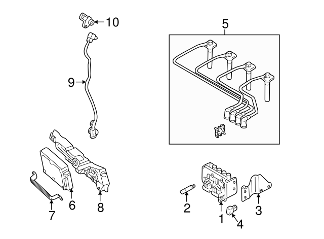 FPC2-18-881D - Engine Control Module (ECM) - 1999-2000 Mazda Protege ...