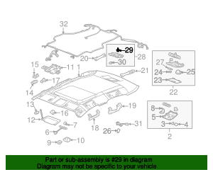2005-2007 Cadillac STS Retainer 89023627 GM | GMPartsDirect.com