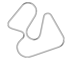 2014-2021 Mopar Serpentine Belt 4861928AA | TascaParts.com