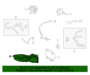 32917-08010 - Air Duct 2021-2023 Toyota Sienna | Longo Toyota Parts