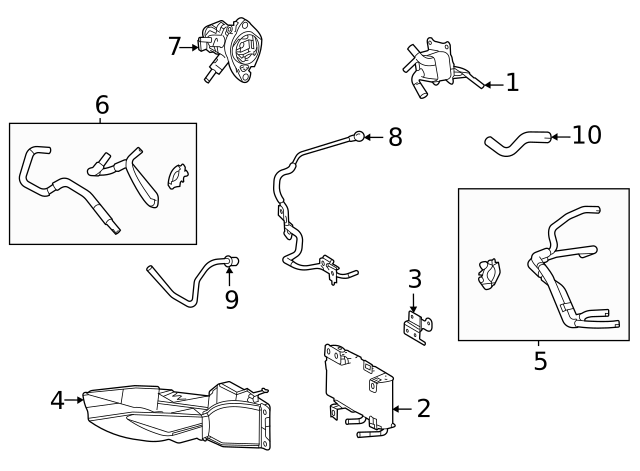 32910-08010 - Automatic Transmission Oil Cooler - 2021-2024 Toyota ...