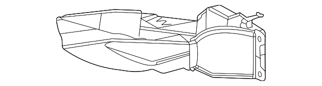 Genuine Toyota Air Duct part# 32917-08010 for 2021-2024 Toyota Sienna ...