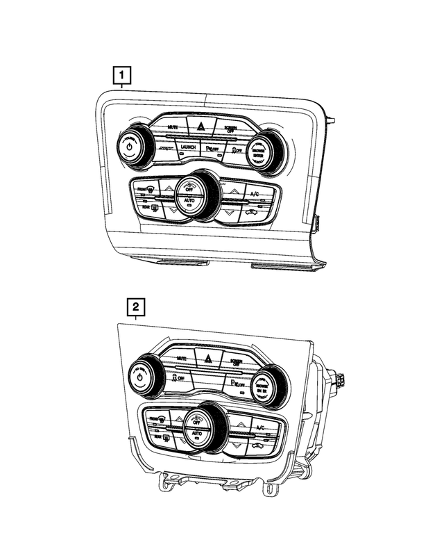 MOPAR GENUINE VEHICLE FEATURE CONT CONTROL - 68435727AA - 68435727AA ...