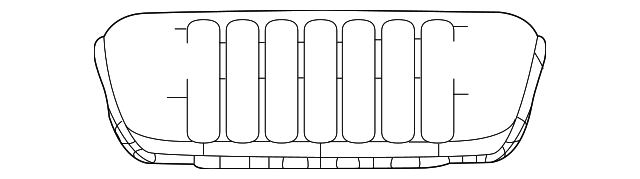 2018-2020 Jeep Wrangler Grille 68370848AC | TascaParts.com