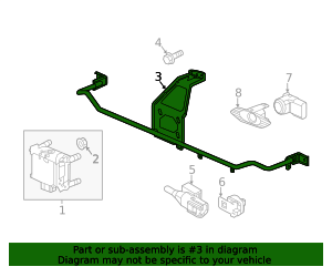 36805-TLA-A00 - Bracket Set - 2017-2020 Honda CR-V | Honda Factory Parts