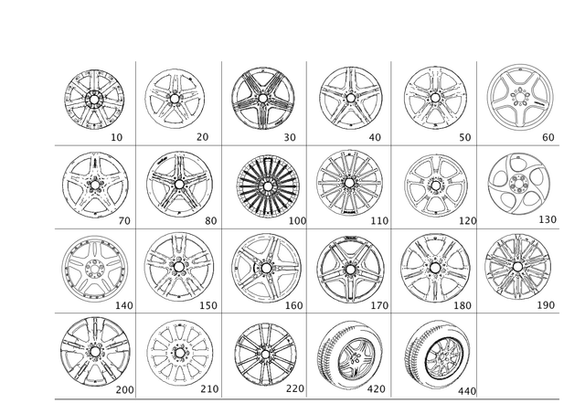2020-2023 Mercedes-Benz Sprinter 2500 Hub Cap / Wheel Hub 171-400-01-25 ...