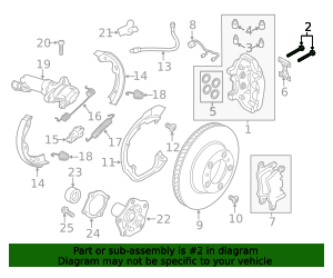 2001-2024 Porsche Caliper Mount Bolt 9A7-007-585-00 | OEM Parts Online