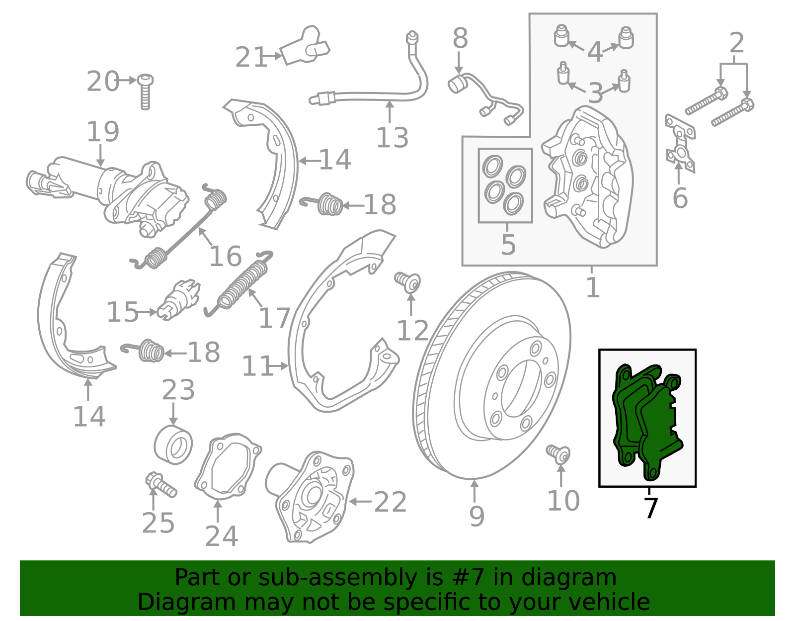 2017-2021 Porsche Panamera Rear Pads 971-698-451-A | Sunset Porsche Parts