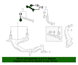 1999-2005 Volkswagen Passat Rear Upper Control Arm 8E0-407-509-A | OEM ...