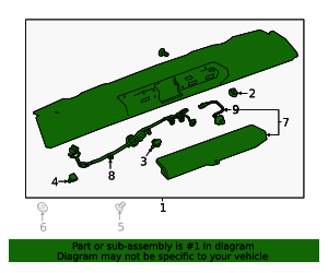 2016-2019 GM Front Bumper Fascia Air Deflector 23496677 | GMPartsDirect.com