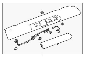 2016-2019 GM Front Bumper Fascia Air Deflector 23496677 | GMPartsDirect.com