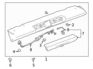 2016-2019 GM Front Bumper Fascia Air Deflector 23496677 | GM Parts Center