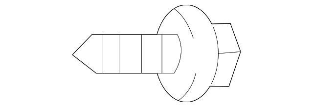 2000-2024 Toyota Bumper Cover Screw 9008015077 | Toyota Parts Center