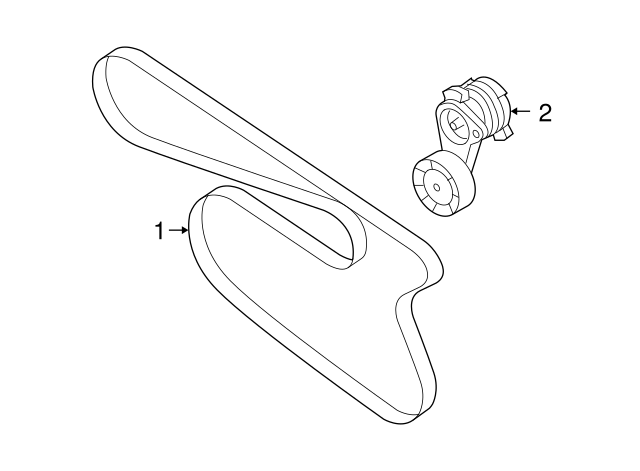 11287628651 - 2006-2011 BMW Z4 Serpentine Belt (11-28-7-628-651) | BMW ...