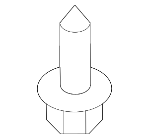 90467-05164-B0 - Headliner Retainer Clip 2003-2024 Toyota | Ourisman ...