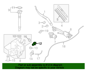 2007-2023 Lexus Washer Fluid Level Sensor 85397-30400 | OEM Parts Online