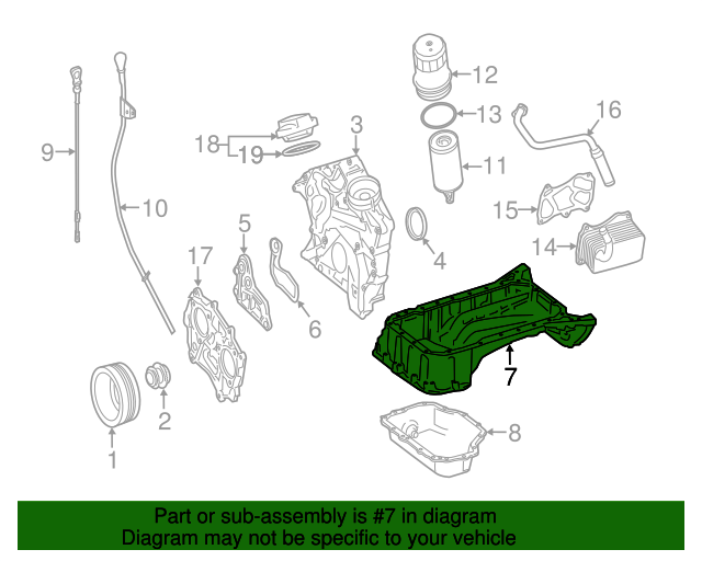 276-014-31-00 - Oil Pan - 2012-2020 Mercedes-Benz | World Mercedes-Benz ...