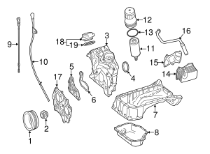 2014-2016 Mercedes-Benz Engine Oil Dipstick 276-010-32-06 | MB Parts Center