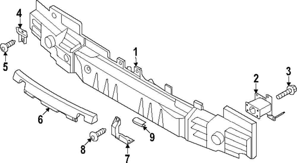 Hyundai - 86638-T4010 - Lower Bracket - 2023-2025 Genesis G90 | OEM ...
