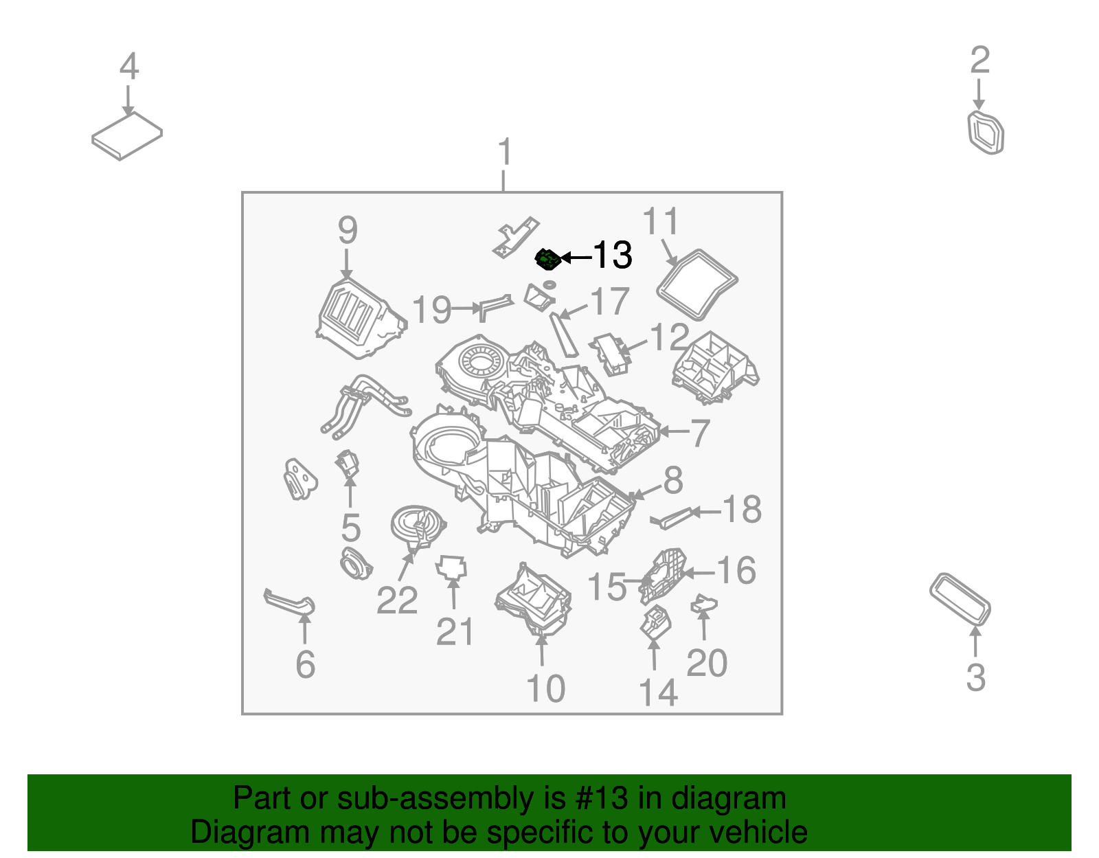2004-2010 Infiniti QX56 Actuator 27743-ZP00A | OEM Parts Online