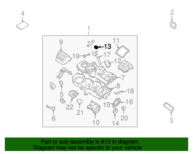 2004-2010 Infiniti QX56 Actuator 27743-ZP00A | INFINITI Parts ...