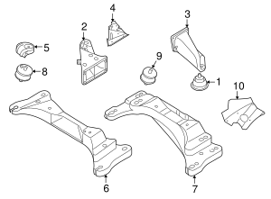 22316799331 - 1992-2019 BMW Trans Mount (22-31-6-799-331) | BMW of ...
