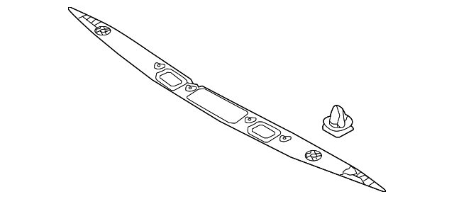 2017-2019 Genesis G90 Garnish Assembly Tail Gate 87310-D2000 | OEM ...