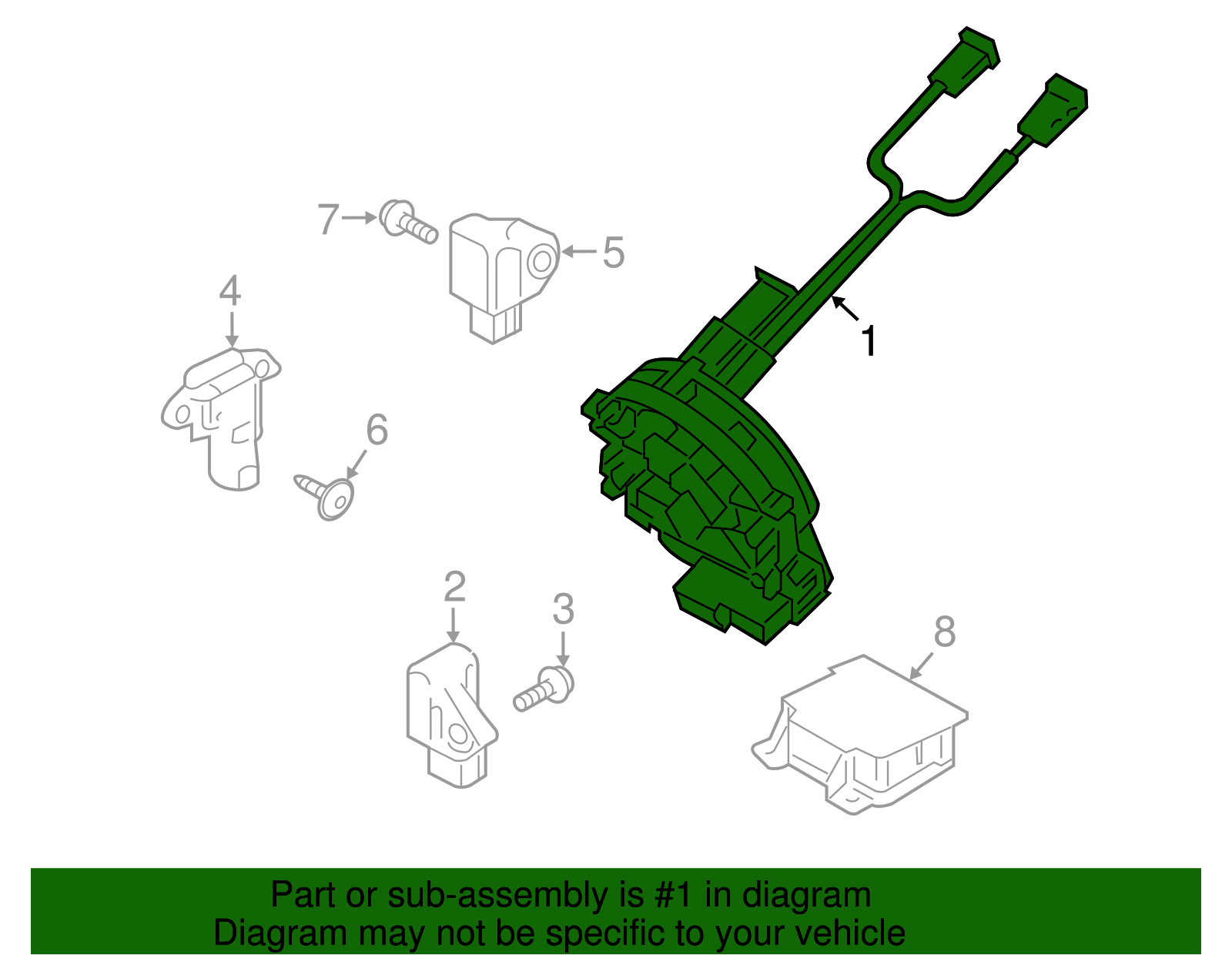 2013-2019 Hyundai Clock Spring 93490-4Z320 | OEM Parts Online