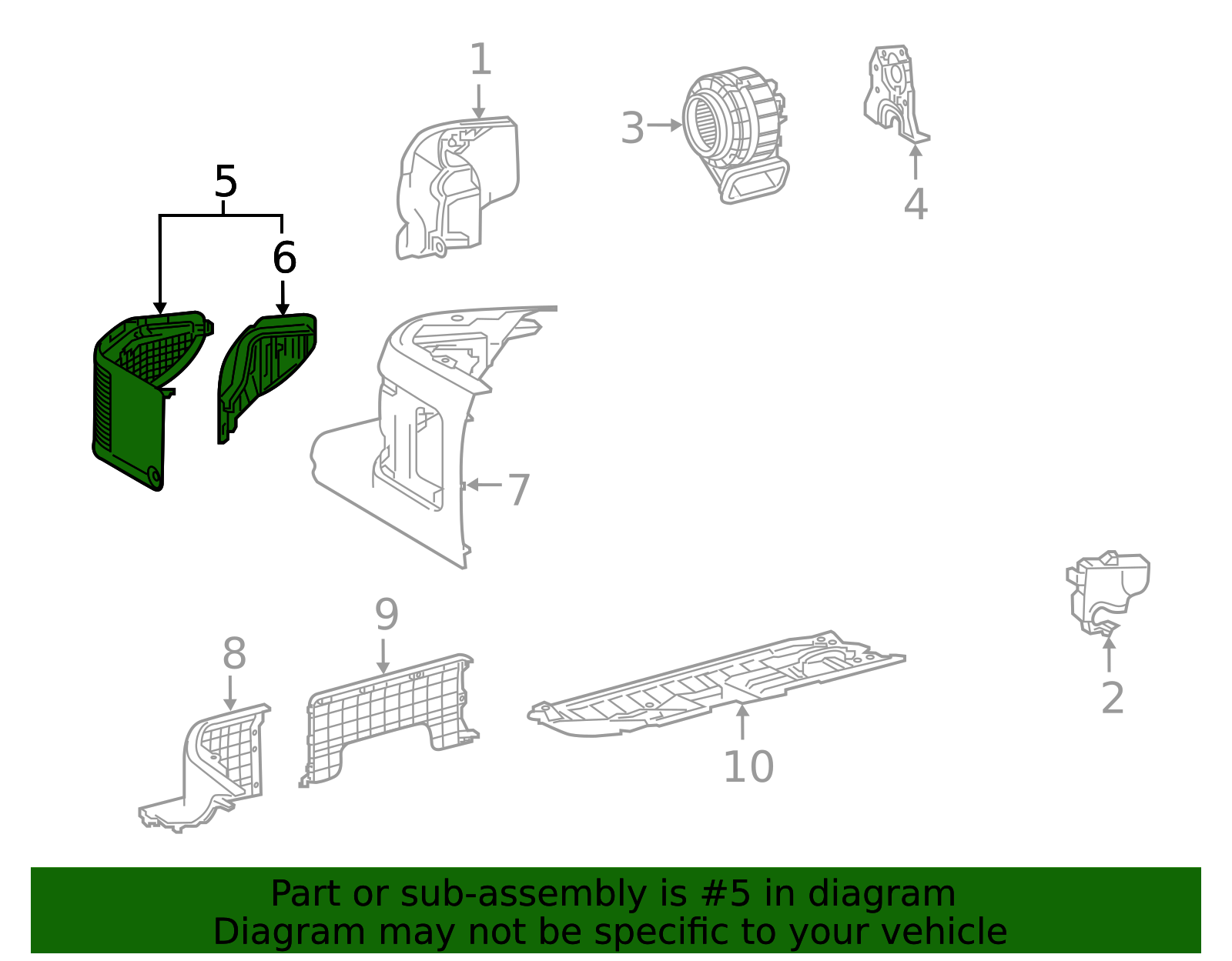 2019-2024 Toyota Access Panel 58441-0R010-C0 | Toyota Parts Center