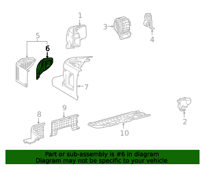 2019-2024 Toyota Genuine Toyota Rav4 Hybrid Battery Cooling Fan Filter ...